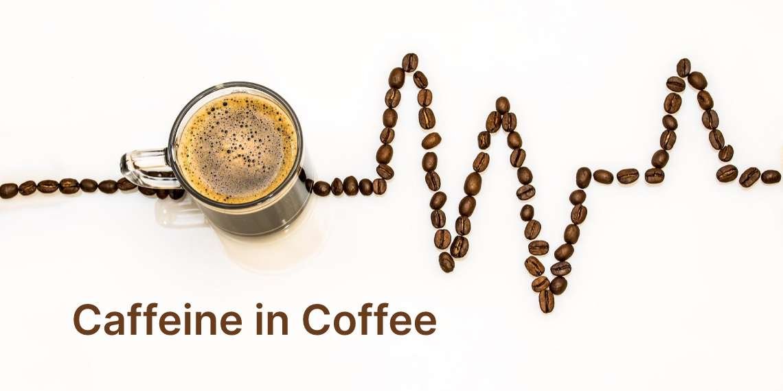 How much caffeine in coffee of 1 cup, 8 oz, 12 oz, 20 oz amount